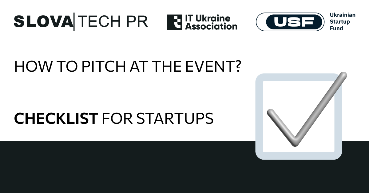 PREPARATION AND SELF-PITCHING AT CONFERENCES AND EVENT CHECKLIST ...