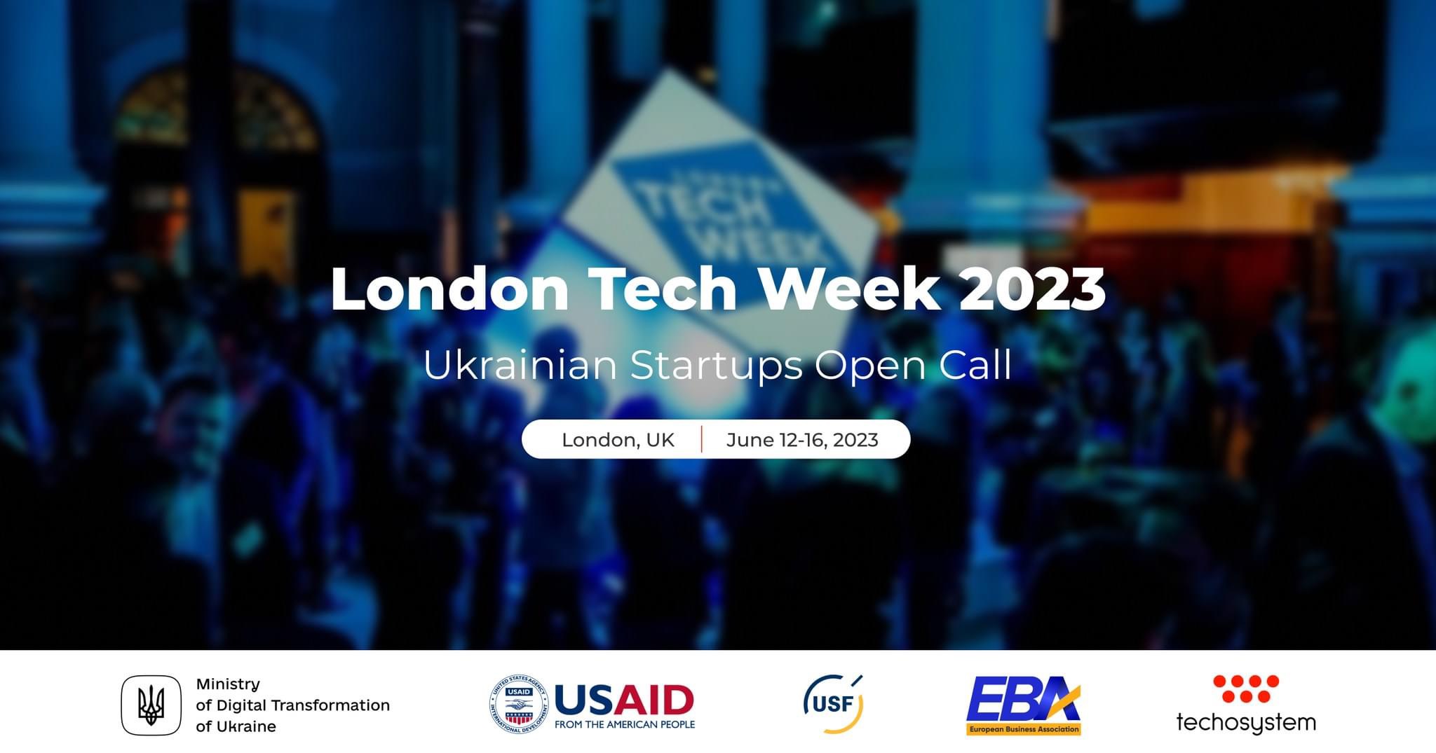 LONDON TECH WEEK 2023 – Ukrainian Startup Fund