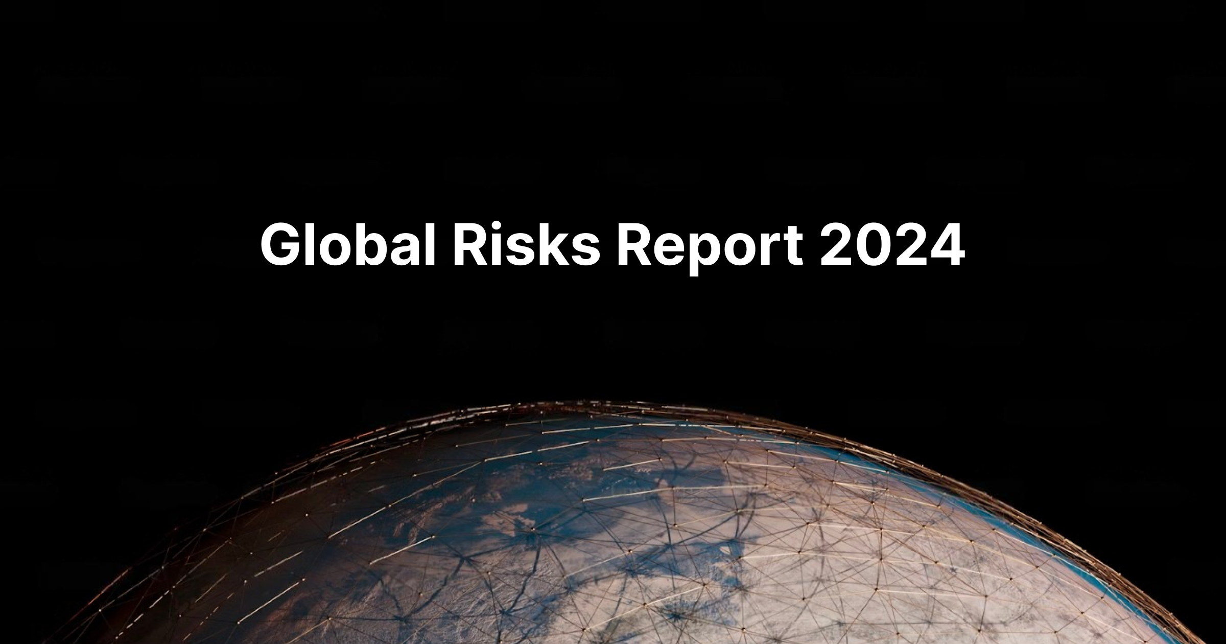 Overview of the Global Risk Report 2024 – Ukrainian Startup Fund